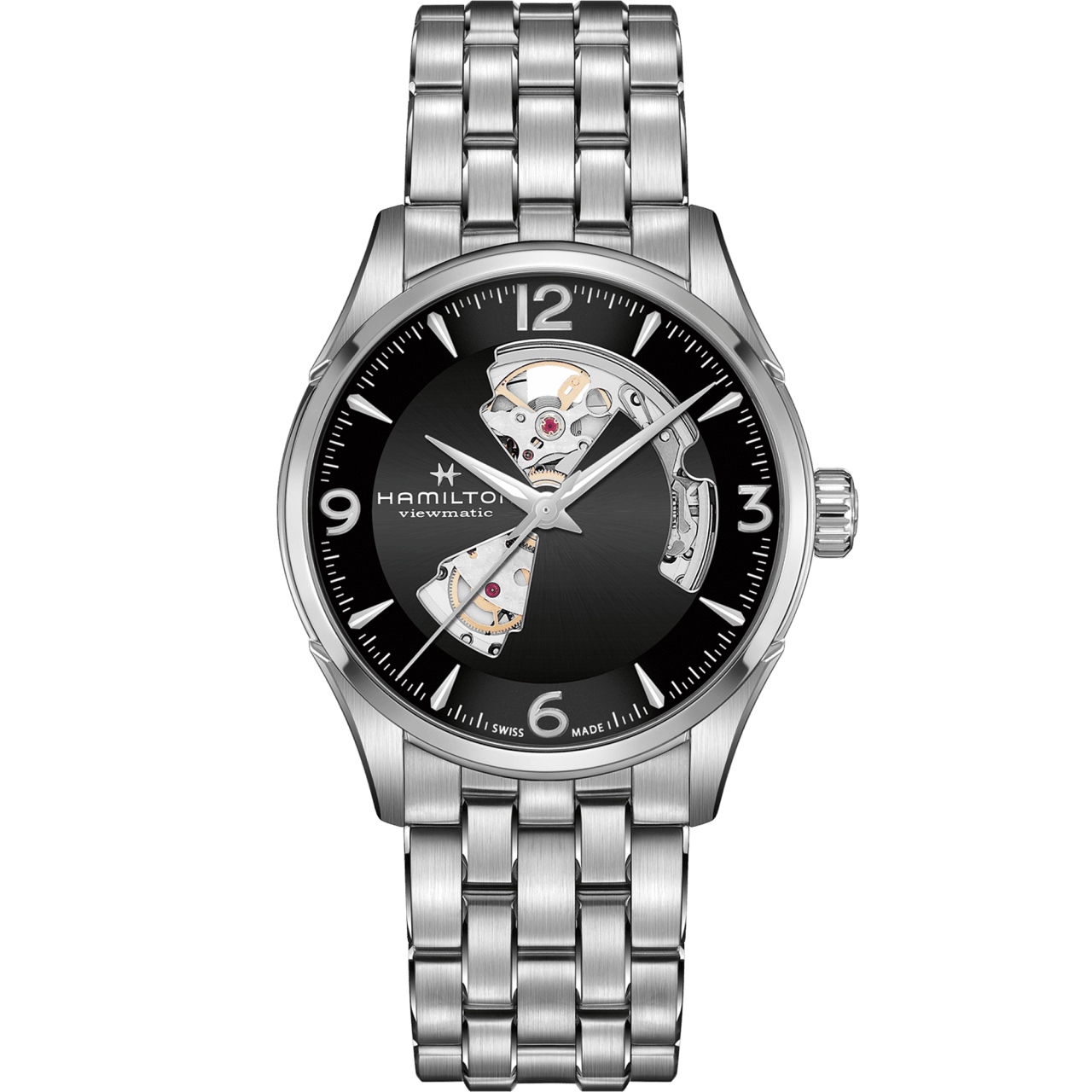 Hamilton Jazzmaster Open Heart Automatik H32705131 Herrenuhr günstig ...